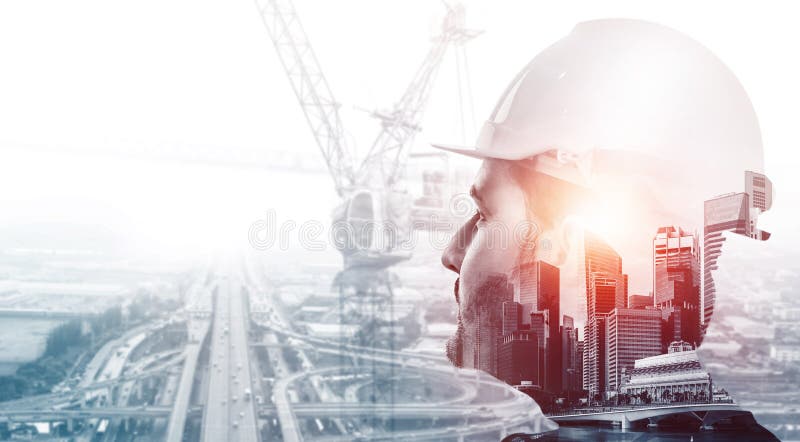 Future Building Construction Engineering Project Stock Image - Image of ...
