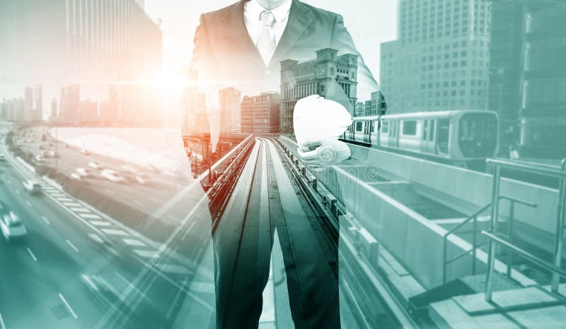 Future Building Construction Engineering Project Stock Image - Image of ...