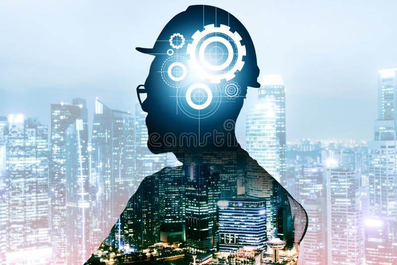 Future Building Construction Engineering Project Stock Photo - Image of ...