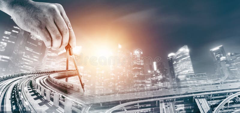 Future Building Construction Engineering Project Stock Image - Image of ...