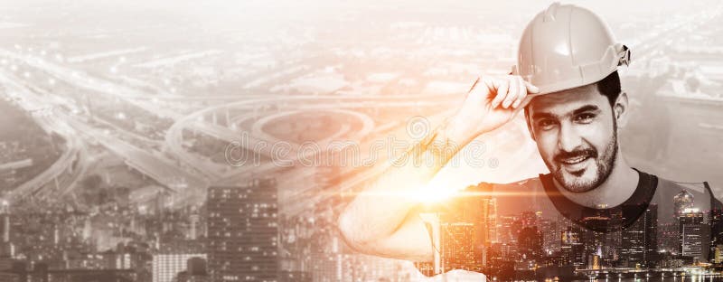 Future Building Construction Engineering Project. Stock Photo - Image ...