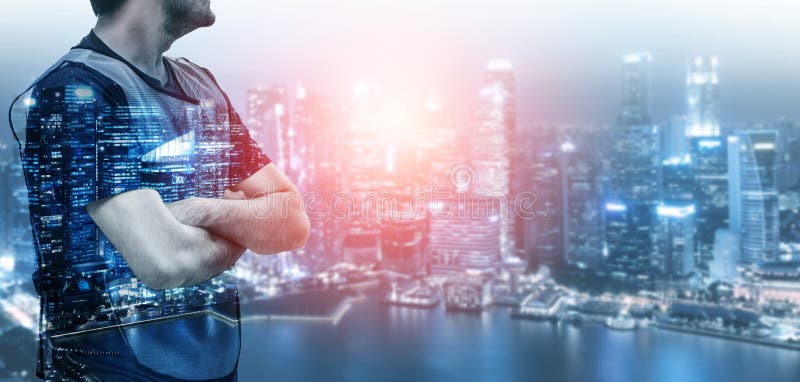 Future Building Construction Engineering Project. Stock Photo - Image ...