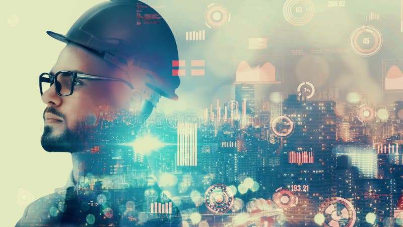 Future Building Construction and Inventive Engineering Project Stock Footage - Video of civil ...