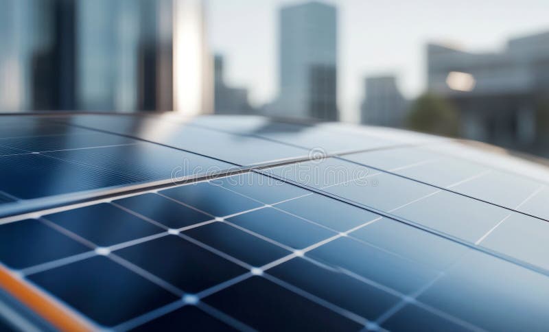 Future Building Design Concept of Solar Cell Panel System Installed on ...