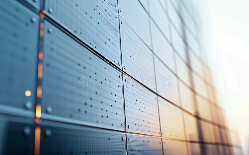 Future Building Design Concept of Solar Cell Panel System Installed on ...