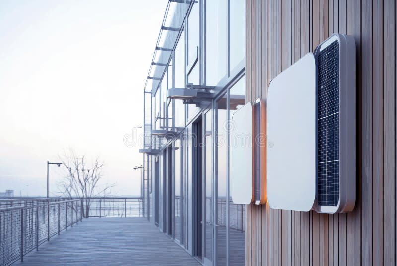 Future Building Design Concept of Solar Cell Panel System Installed on ...