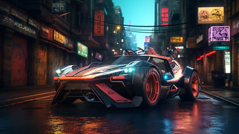 Future Cab Concept Art stock illustration. Illustration of advanced ...