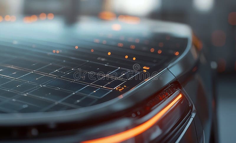 Future Clean Energy Concept, Self Charging Car with New Design Solar ...