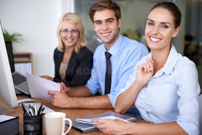 They are the Future of this Company. Three Young Professionals Working ...