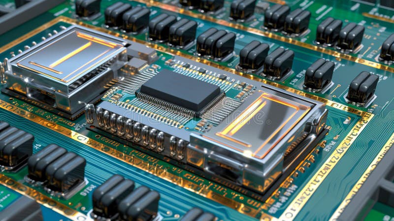 The Future of Computing, High-Tech Motherboard and Futuristic Chips ...