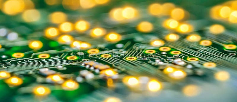 Future Concept of Green Lighted Circuit Boards with Electronic ...