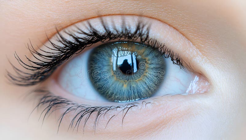 Future Concept of a Woman with an Eye Panel Enhanced by Cyber ...