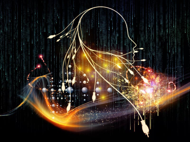 Future of Connection stock illustration. Illustration of communication ...