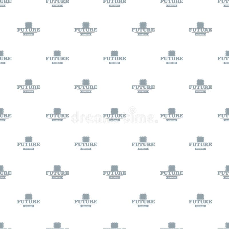 Future Cpu Pattern Vector Seamless Stock Vector - Illustration of board ...