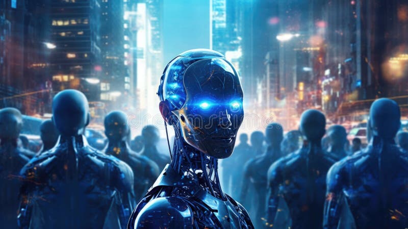 Technological Dystopia Stock Illustrations – 196 Technological Dystopia ...