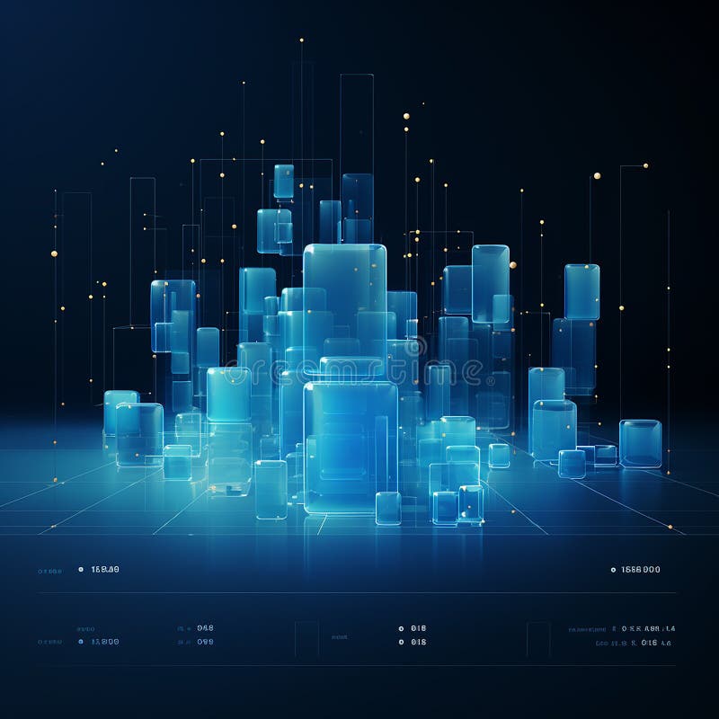 Future Data Transfer Futuristic Technology Background Abstact Hyper ...