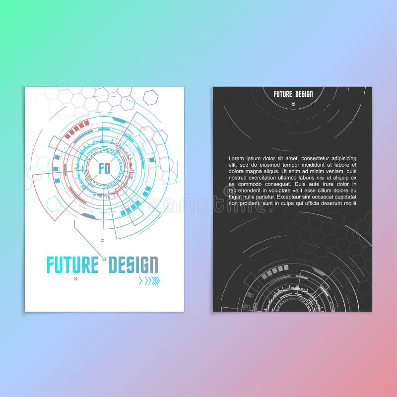 Future Design Brochure Template Stock Vector - Illustration of banner ...