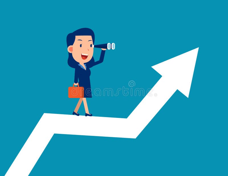 Future Development Plan. Flat Business Cartoon Vector Design Stock ...