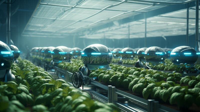 Future of Digital Agriculture, Robots Growing and Harvesting Crops. AI ...