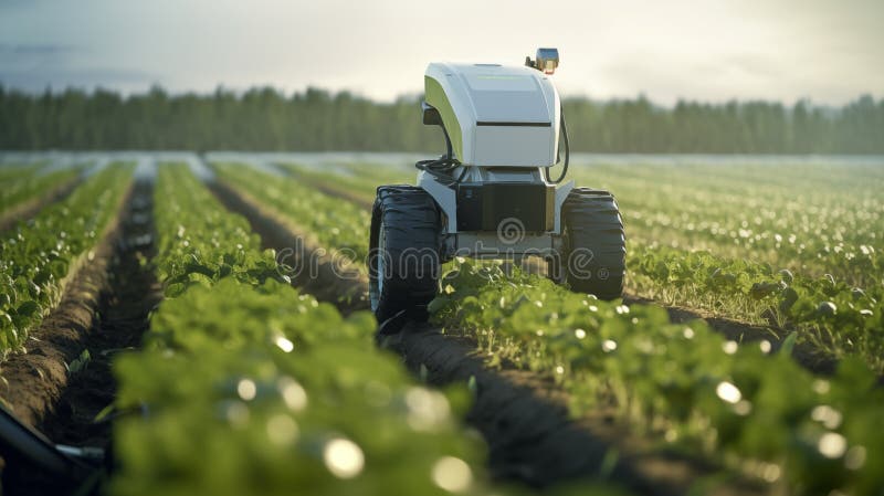 Future of Digital Agriculture, Robots Growing and Harvesting Crops. AI ...