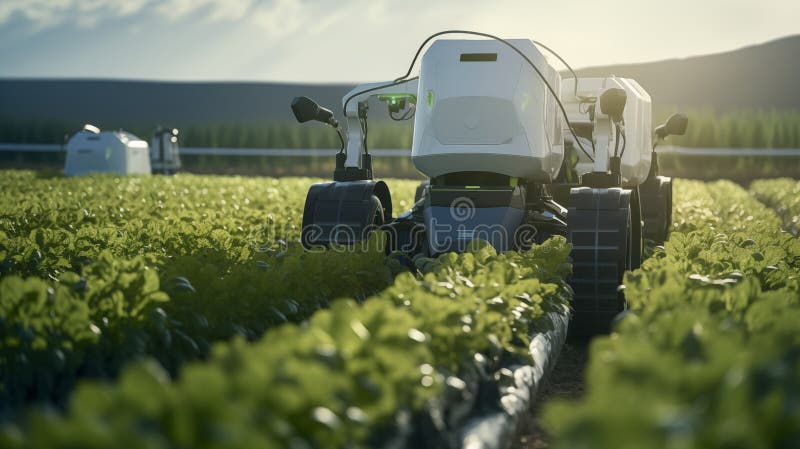 Future of Digital Agriculture, Robots Growing and Harvesting Crops. AI ...