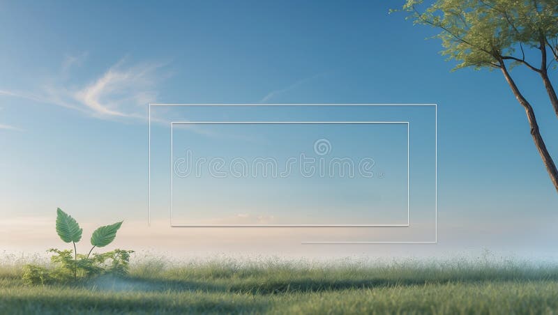 Future of Digital Marketing and Nature in 2025 Stock Illustration ...