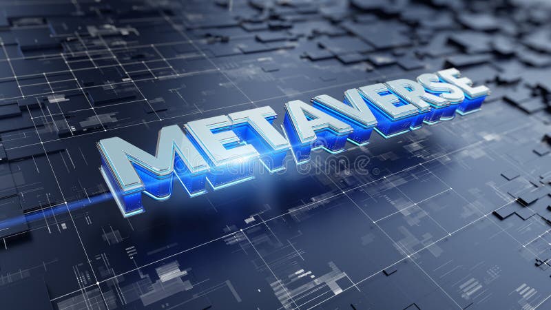 Future Digital Technology Metaverse Concept Stock Illustration ...