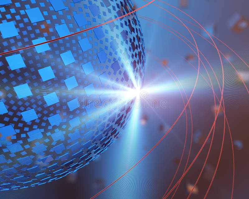 Future Digital Technology, Technology Earth, Global Digital Information ...