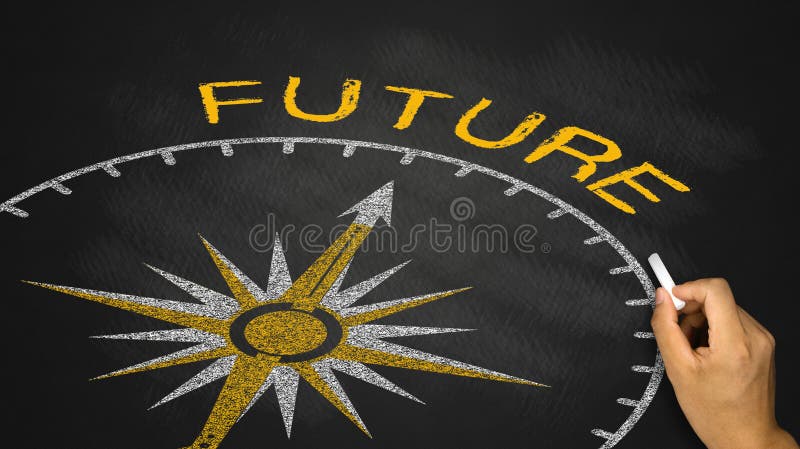 Future direction stock illustration. Illustration of arrow - 12794514