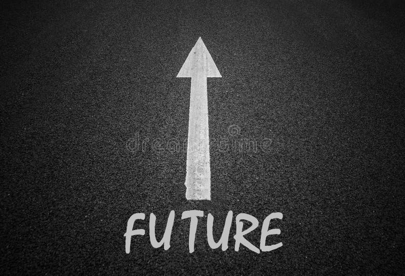 Future Directional arrow stock photo. Image of drive - 237801556