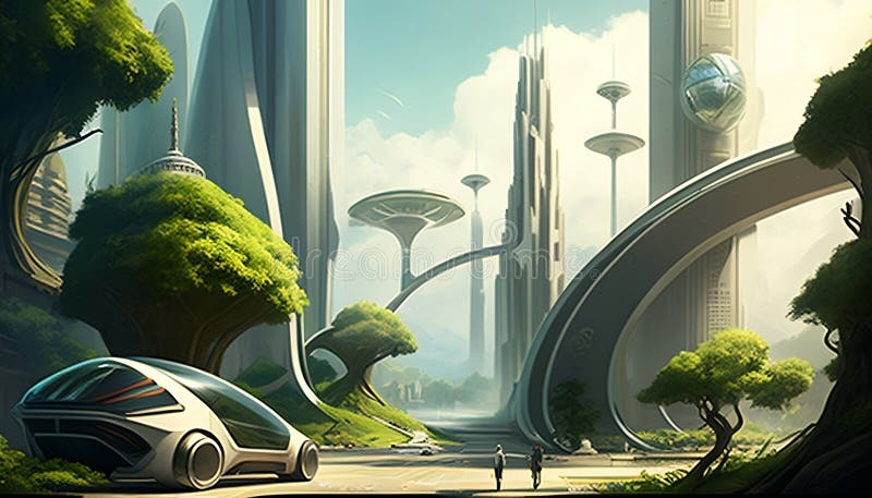 Future Earth 2060: a Glimpse into a High-Tech Metropolis, Made with ...