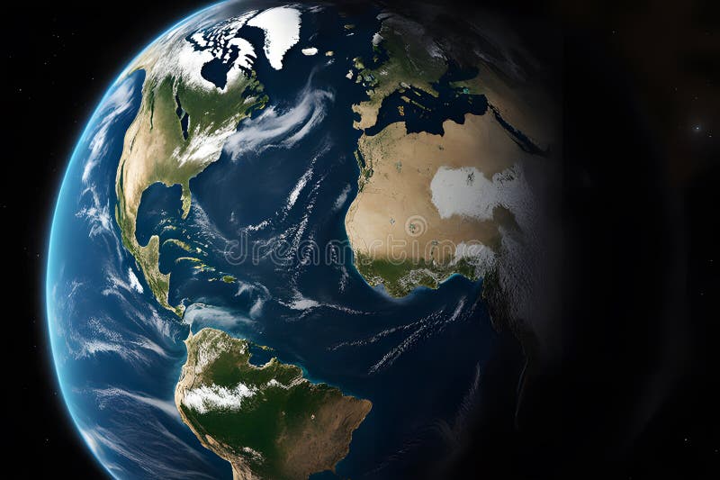 Future Earth Fantasy Illustration Stock Illustration - Illustration of ...