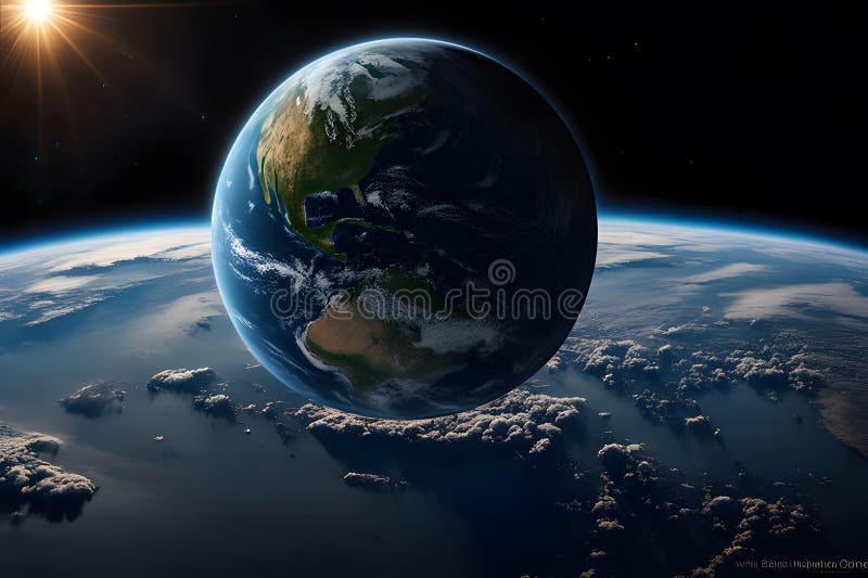Future Earth Fantasy Illustration Stock Illustration - Illustration of ...