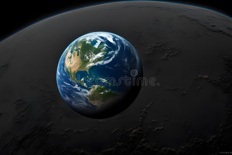 Future Earth Fantasy Illustration Stock Illustration - Illustration of ...