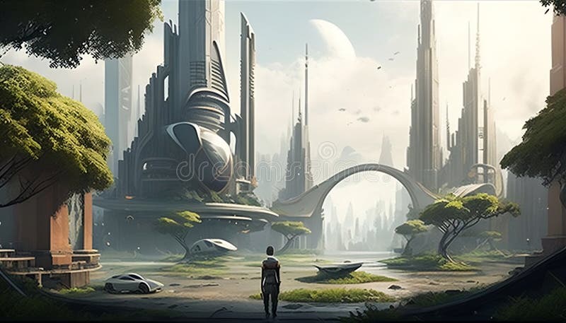 Future Earth 2060: a Glimpse into a High-Tech Metropolis, Made with ...