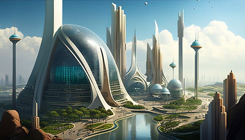 Future Earth: a Glimpse into the Year 2500, Made with Generative AI ...