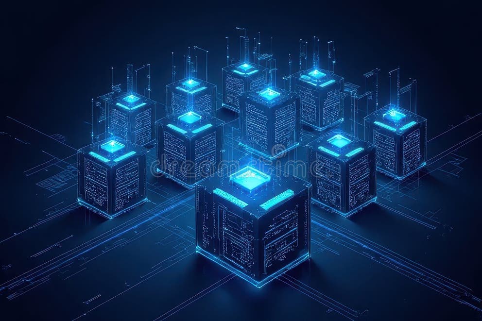 Future Edge Data Center and Infrastructure Stock Illustration ...