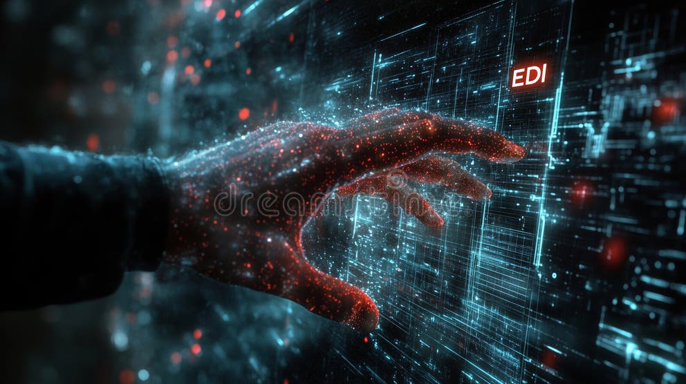 Future of EDI Technology in Business Operations Stock Photo - Image of ...