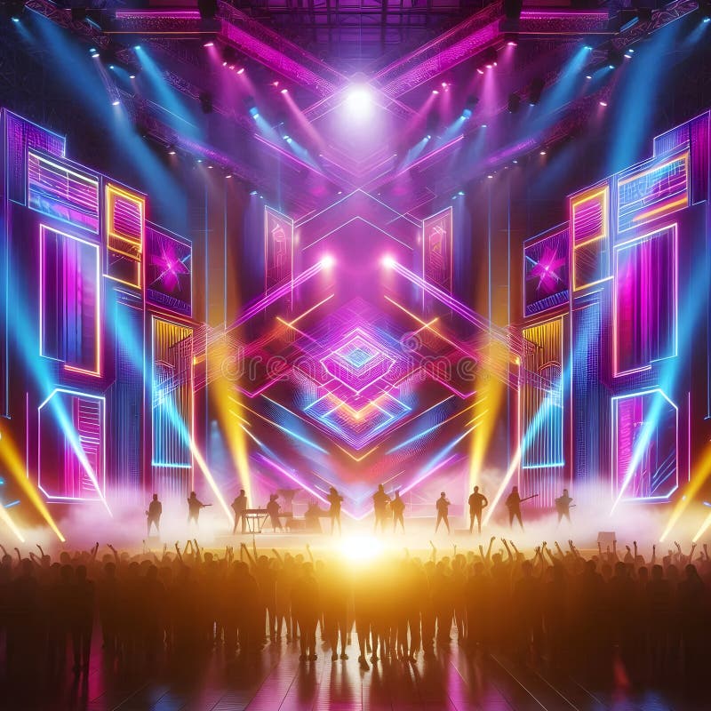 Future Electric Train and Trail Lights with Abstract Technology Background of High Speed Global ...