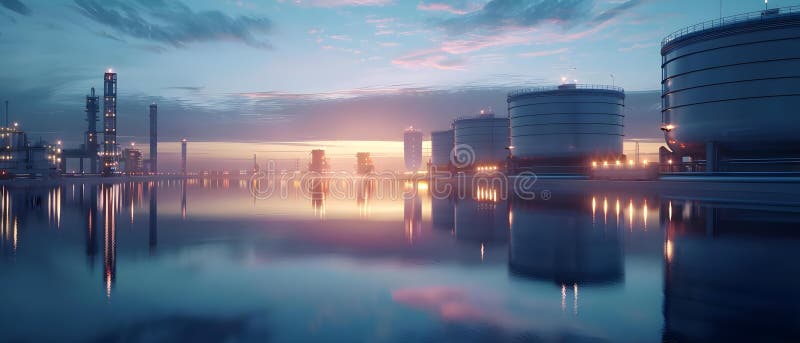 Future Energy: Hydrogen Storage at Dawn. Concept Renewable Energy ...