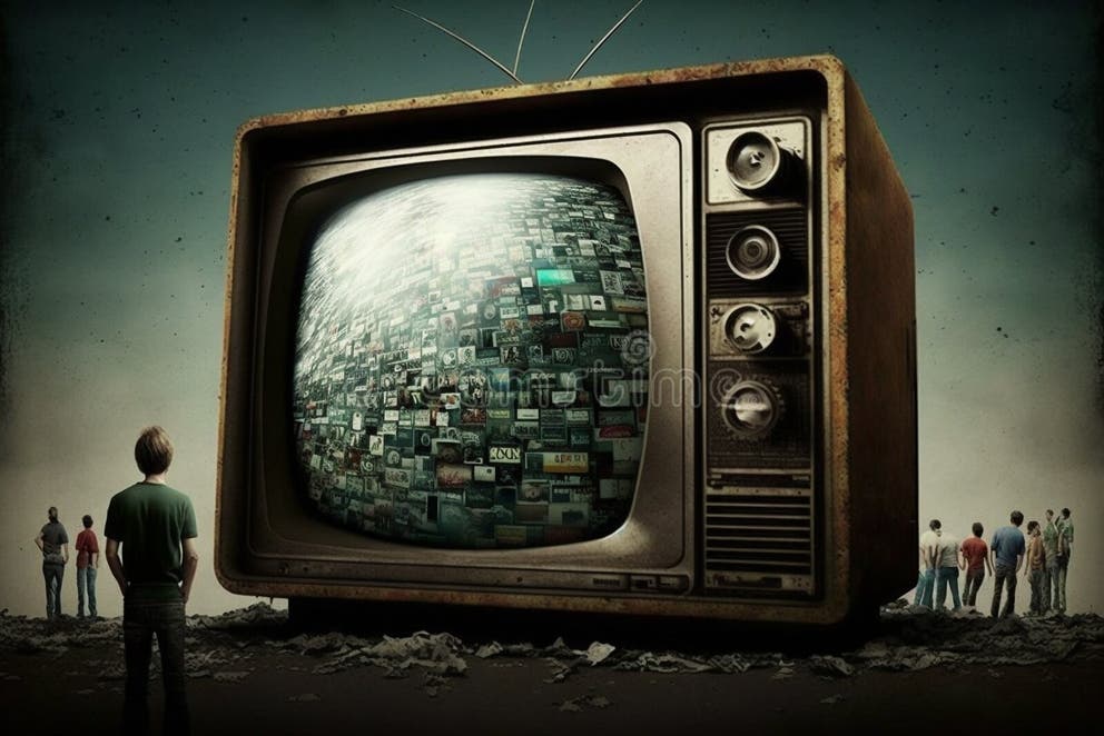 The Future of Entertainment and Media Technology Concept. Ai Generated ...