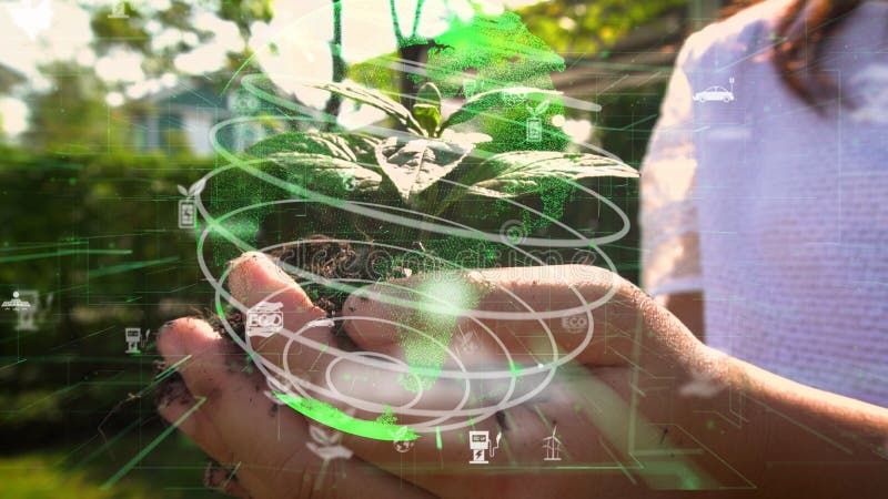 Future Environmental Conservation and Sustainable ESG Modernizat Stock ...