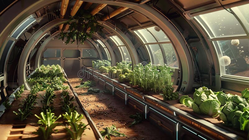 Future Farming Technology stock illustration. Illustration of smart ...