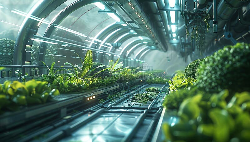 Future Farming Technology stock illustration. Illustration of learning ...