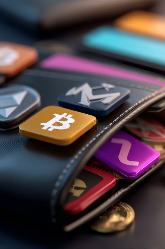 The Future of Finance: a Wallet Featuring an Iconic Bitcoin Emblem for ...