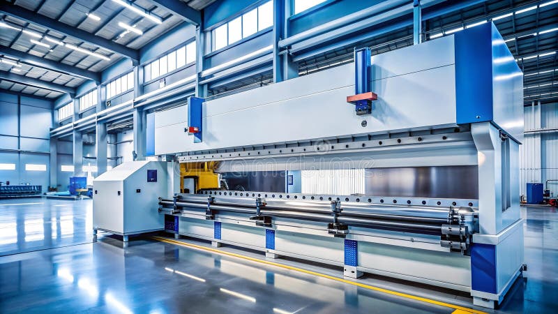 The Future of Form: a Modern, Sleek Hydraulic Bending Machine in a High ...