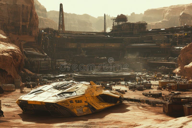 Future Frontier: Immersive Space Colony on Distant Planet - Thriving ...