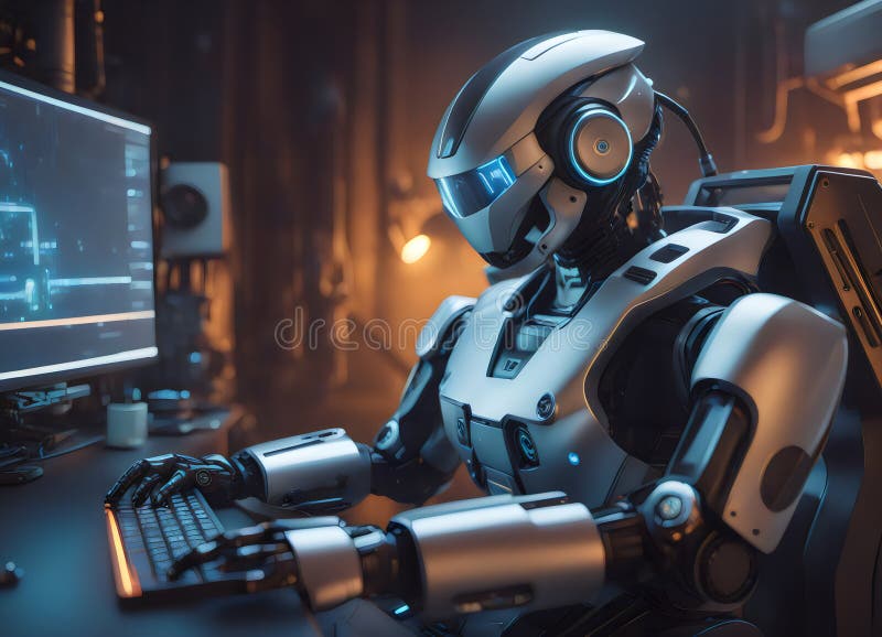 The Future of Futuristic Robotics and Computer Programming Concept ... The Future of Futuristic Robotics and Computer Programming Concept ...