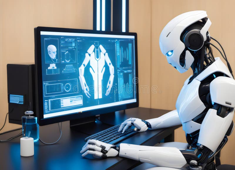 The Future of Futuristic Robotics and Computer Programming Concept ... The Future of Futuristic Robotics and Computer Programming Concept ...