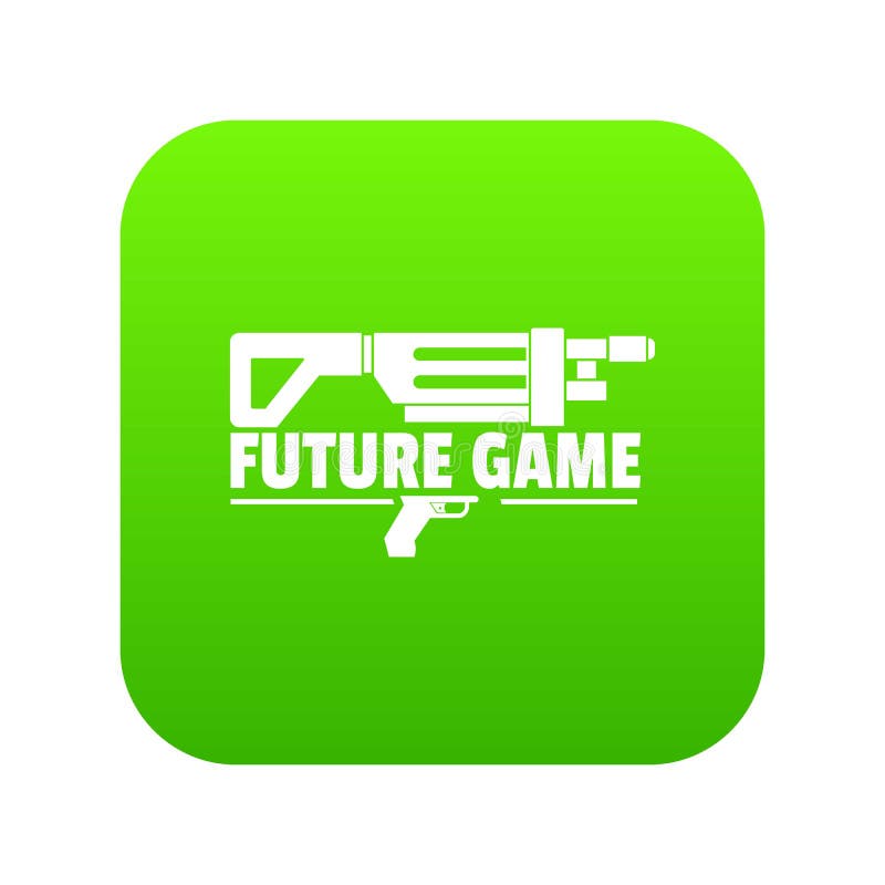 Future Game Logo, Simple Gray Style Stock Vector - Illustration of ...